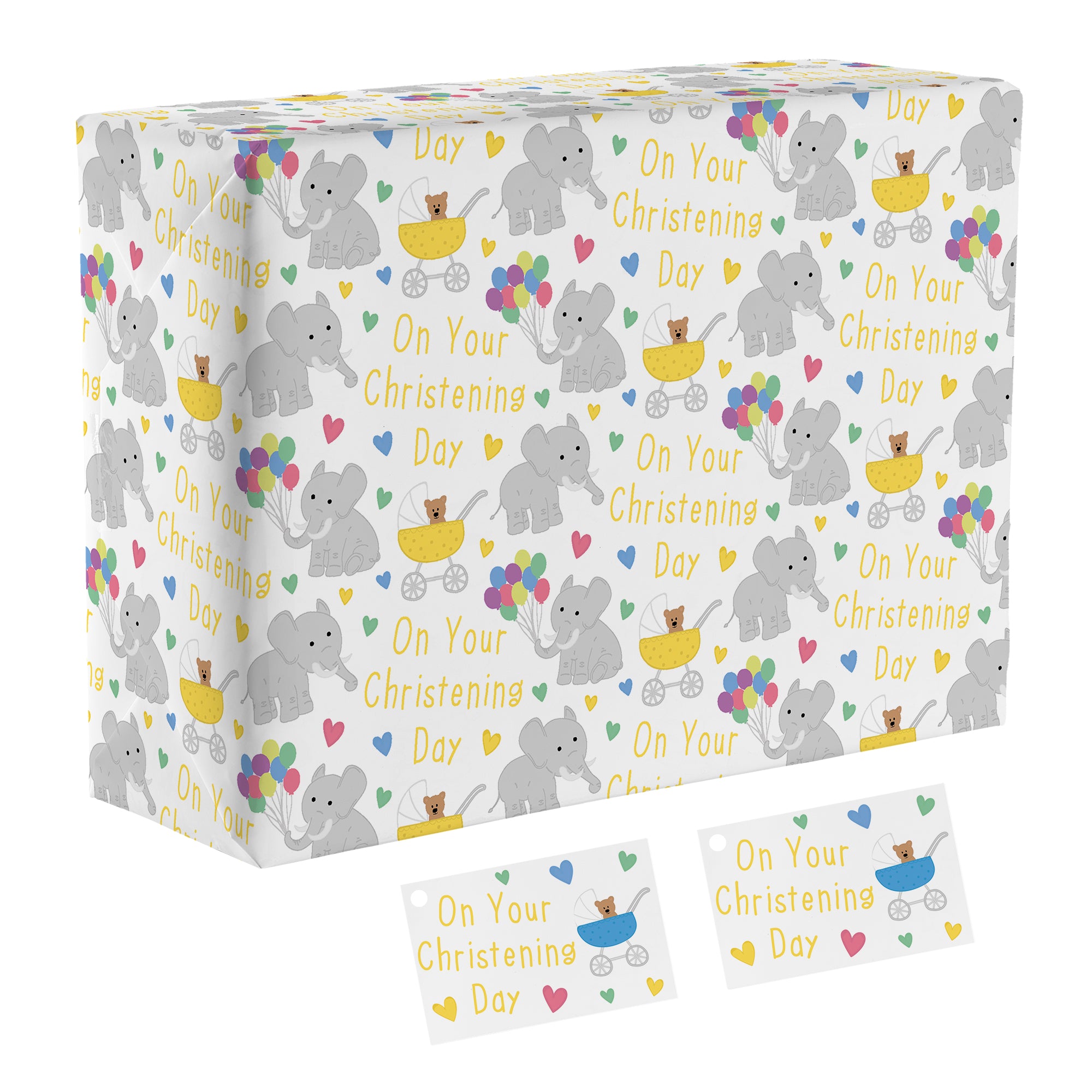 Christening Gift Wrap - Hunts England